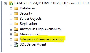 Microsoft Business Intelligence: Creating the SSISDB Catalogs in SSIS 2012