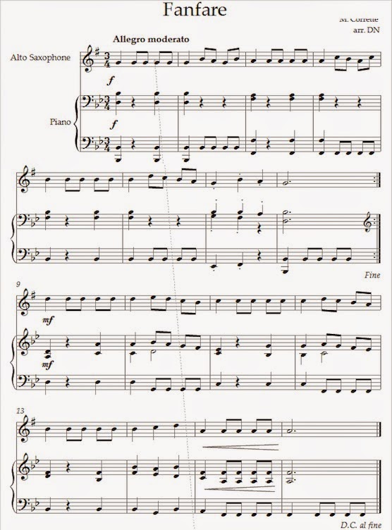 2014 | Partituras para Saxofon