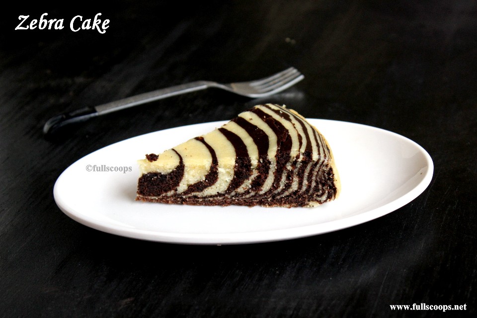 Zebra Cake | How to make a Zebra Cake ~ Full Scoops - A food blog with ...