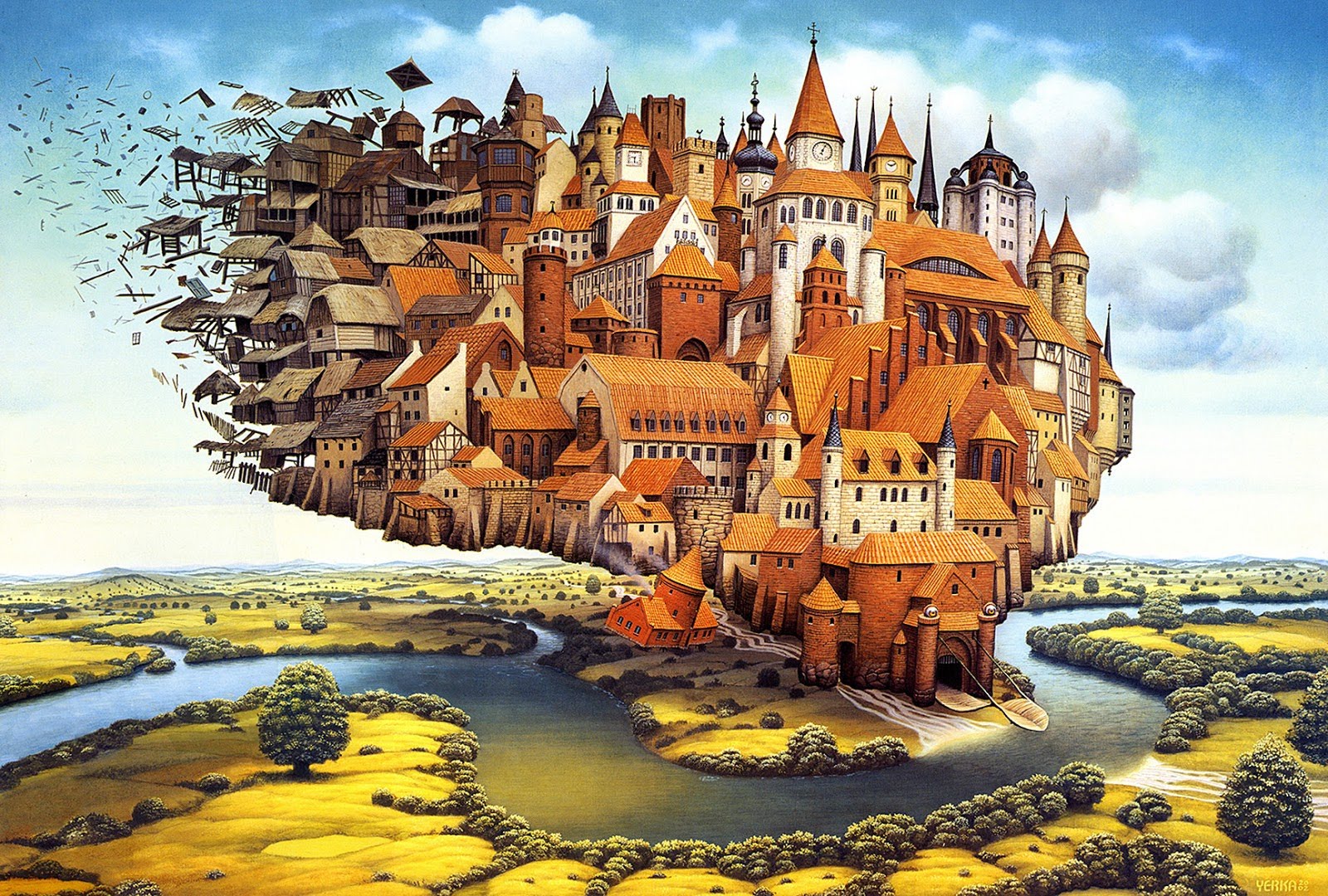 Angélica Italia: Pinturas de Yacer Yerka