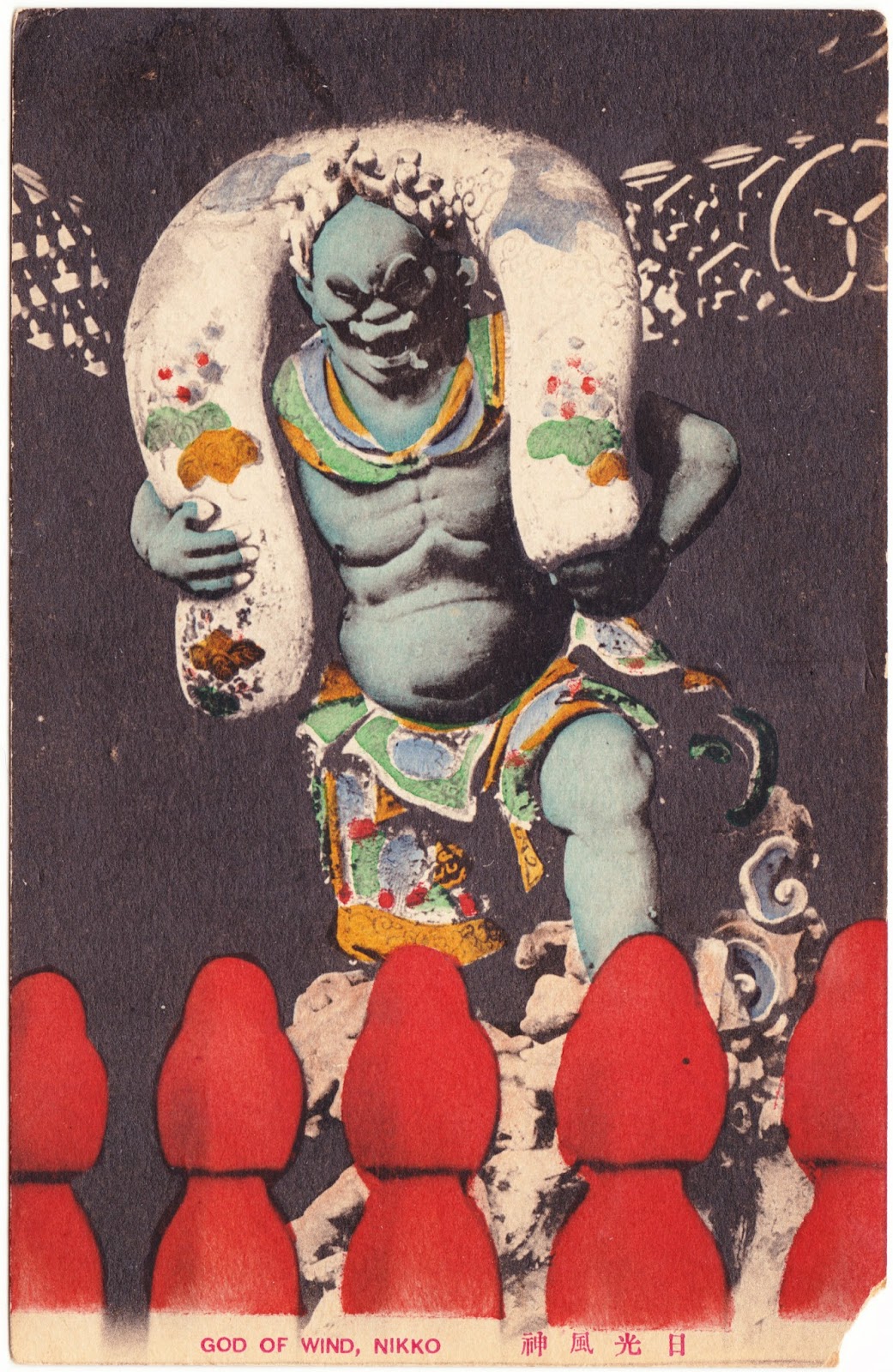 Papergreat: Statue of Fūjin, the Japanese/Shinto god of the wind