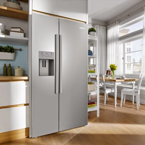 Neff Appliances: Neff K5930D1GB American Style Fridge Freezer Stainless ...