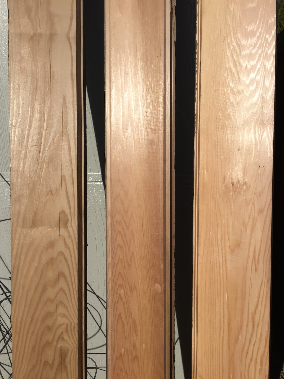 from Gardners 2 Bergers: Barnwood-Looking Cedar Beams