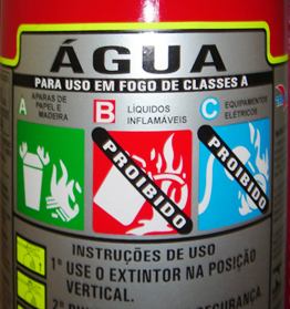 Extintores de Incêndio: Rótulos de Extintores de Incêndio