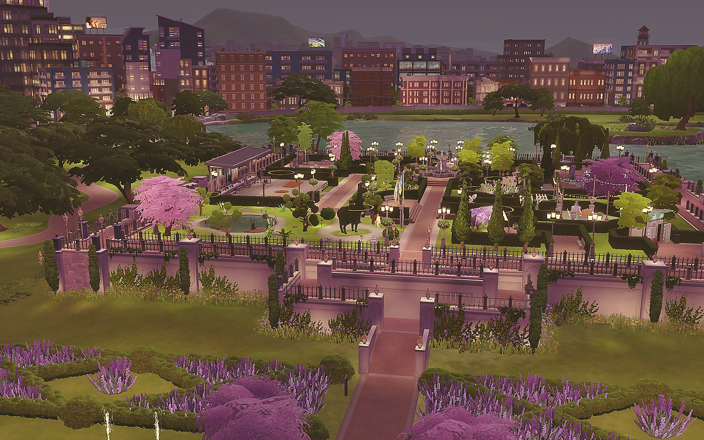Downtown Park - The Sims 4 - Via Sims