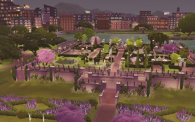 Downtown Park - The Sims 4 - Via Sims