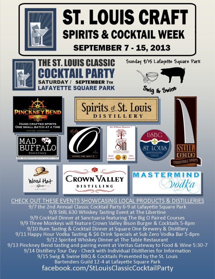 The Wine and Cheese Place: St. Louis Craft Spirits and Cocktail Week