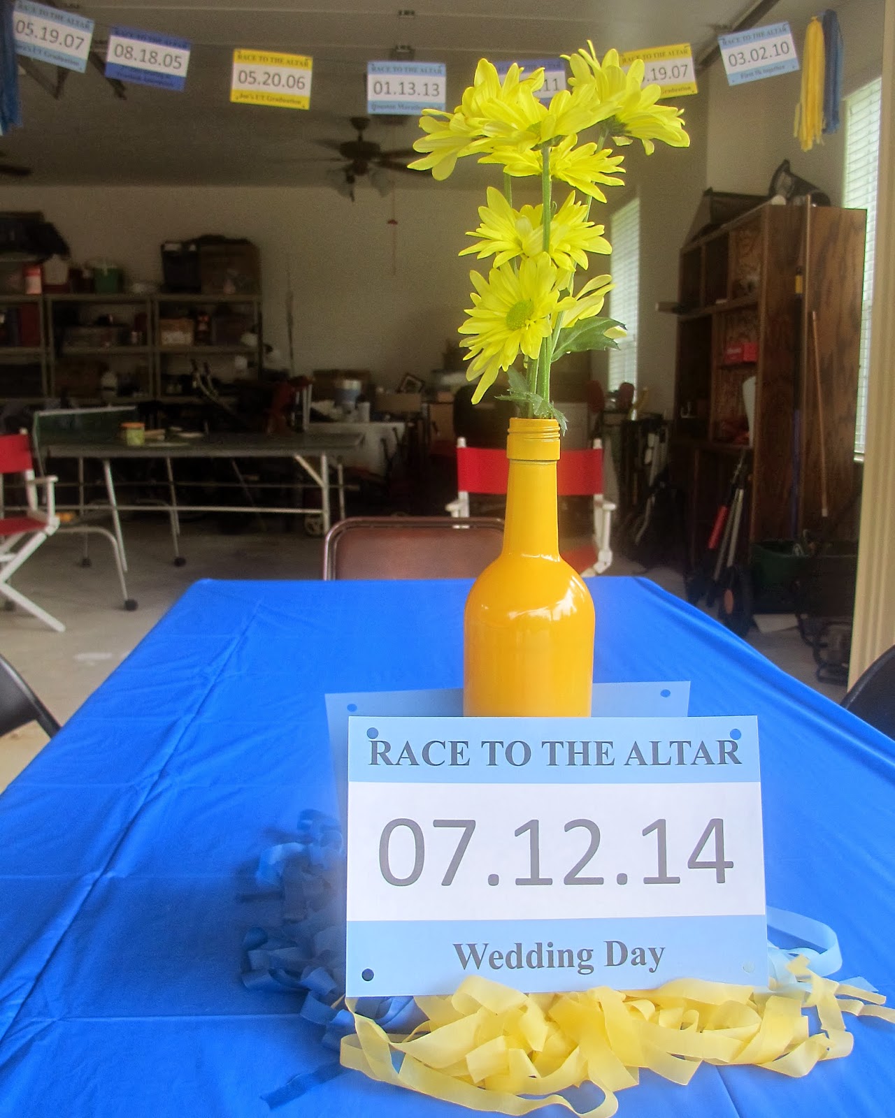 So Many Sweets: Race to the Altar: Marathon Themed Engagement Party