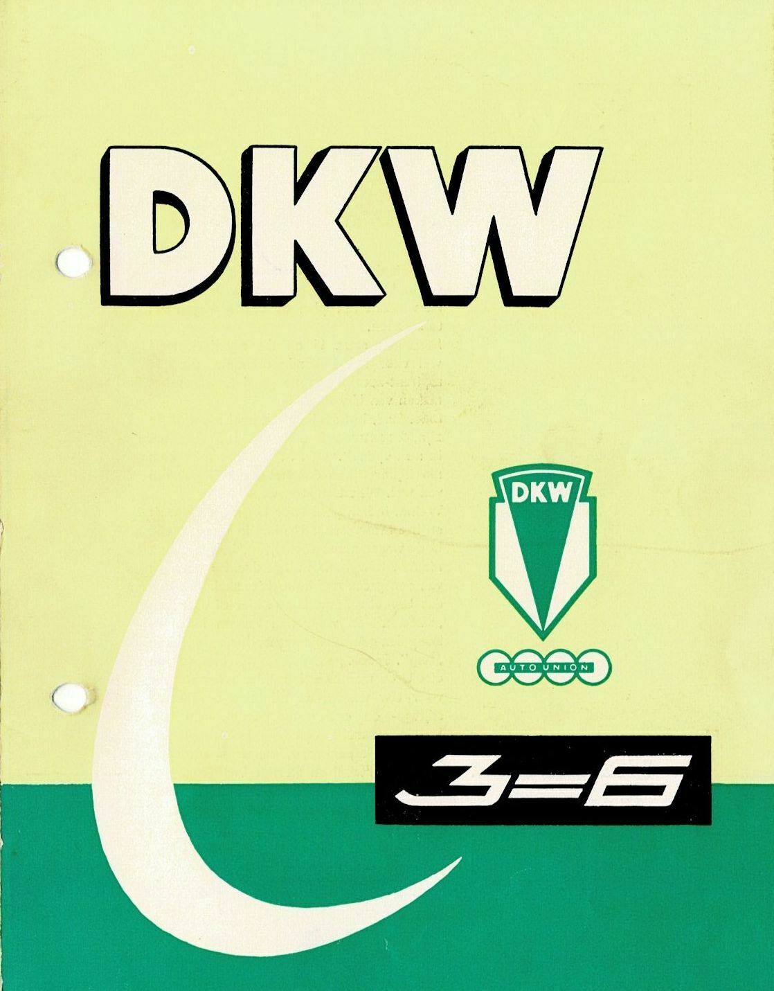 DKW Auto-Union Project: 1954 DKW F91 Dutch Brochure