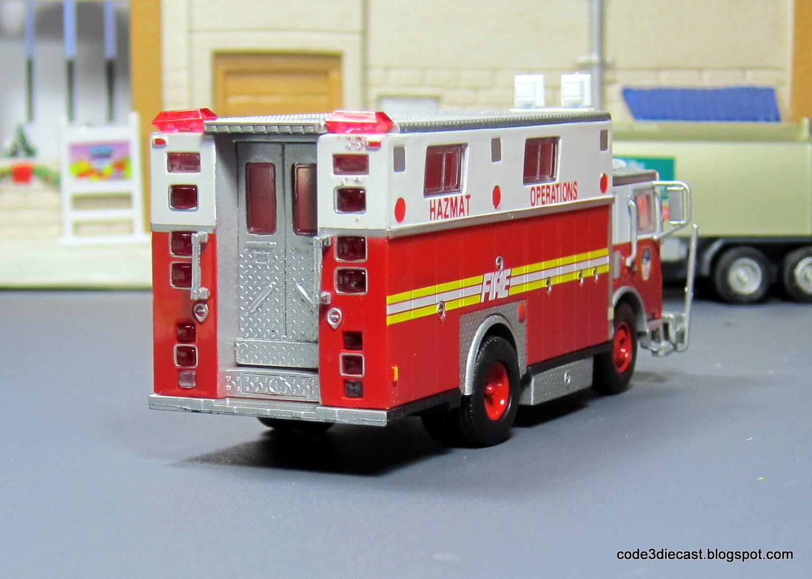 My Code 3 Diecast Fire Truck Collection: Mack Hazmat Operations Truck