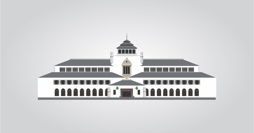 Gedung Sate Vector