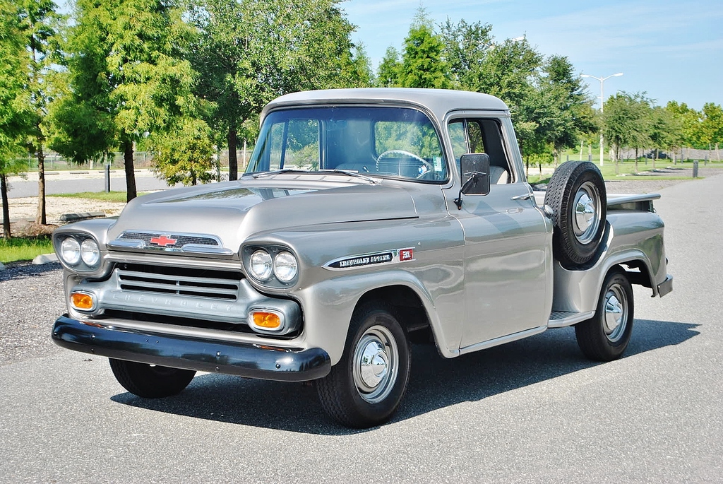 All American Classic Cars: 1959 Chevrolet Apache Stepside Pickup Truck