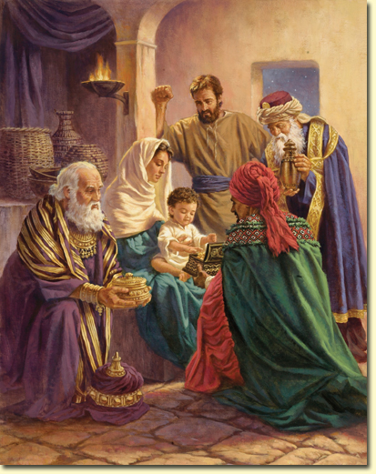 SENI MEMBENTUK GAMBAR: Matius 2:1-12, Wise Men from the East