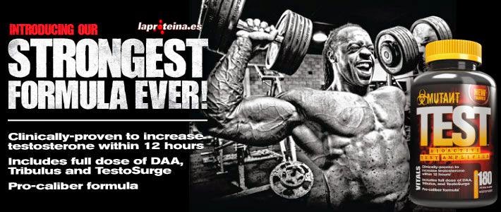 SUPLEMENTOS DEPORTIVOS: MUTANT TEST™ 180 CÁPSULAS