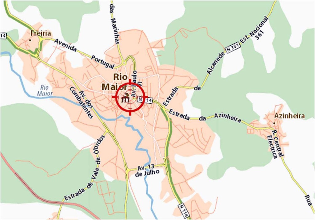 Cidadania RM - Rio Maior: Centro Geográfico de Rio Maior (Cidade)