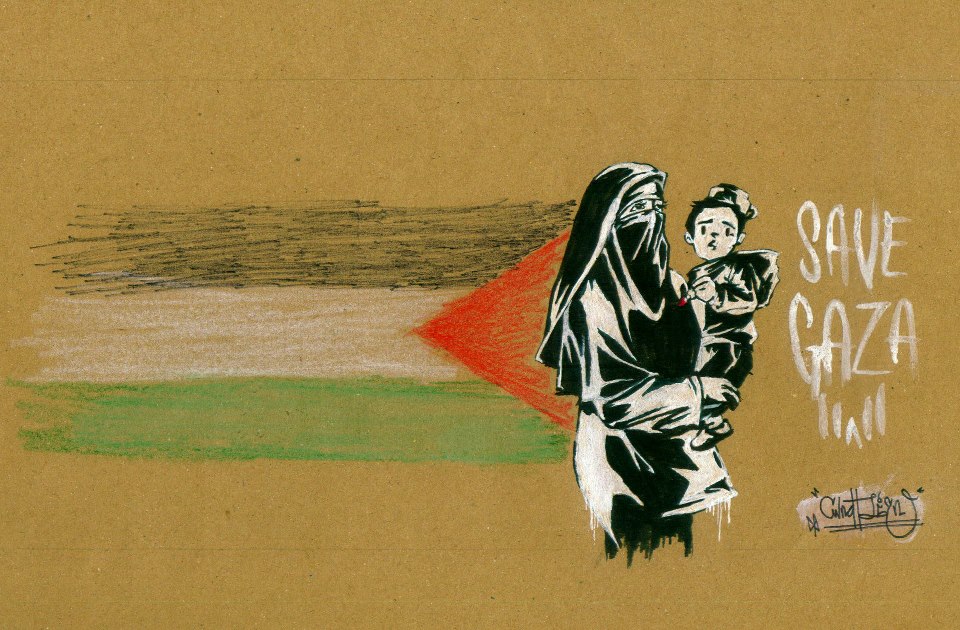 dirtiehand: Make Art Stop Wars Campaign-"Save Gaza"