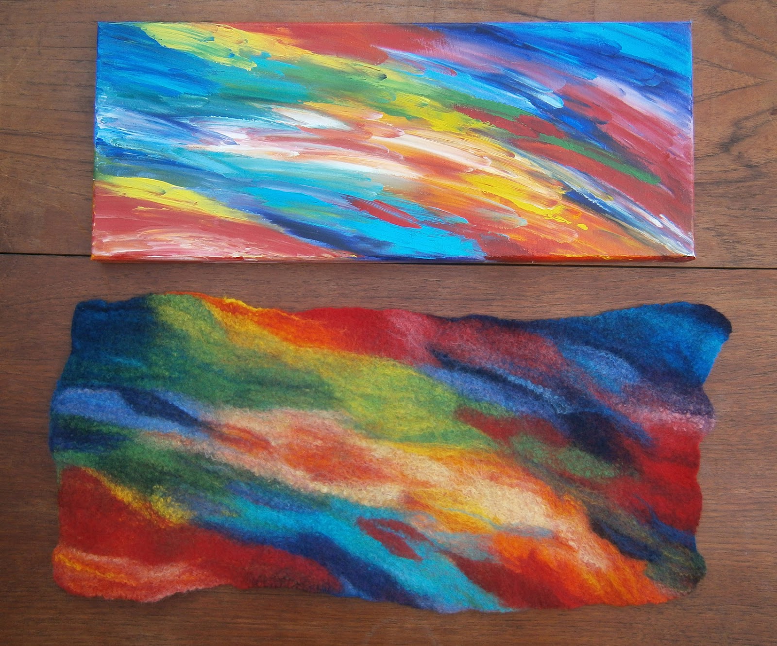 Felt by Zed: Felting Abstract Art