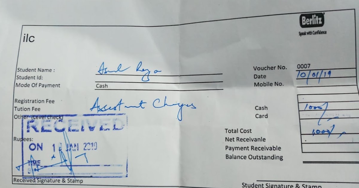 Web Developer: Berlitz Pakistan Fee Structure