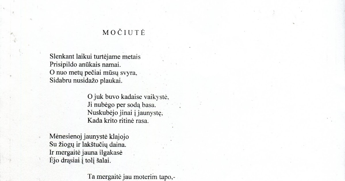 Kazys Paburskis. Eilėraščiai.: Eilėraštis "Močiutė"