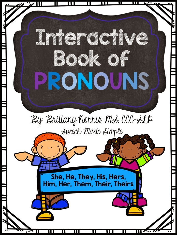 Speech Made Simple: Interactive Book of Pronouns!
