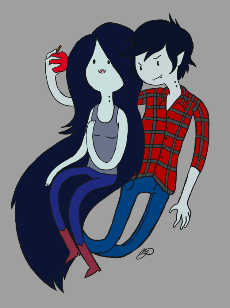 Yuko & Exion: 1# Photos to... Marceline y Marshall Lee by Hina & Umi