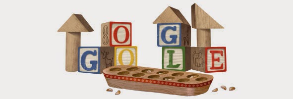 Google Doodle Rayakan Hari Anak Nasional, dengan gambar Congklak ...