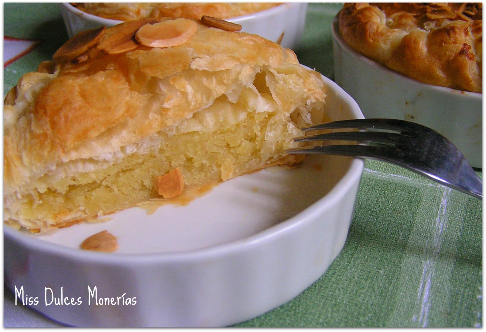 Sabores del Mundo: Mini Pithiviers con frangipane al chocolate blanco