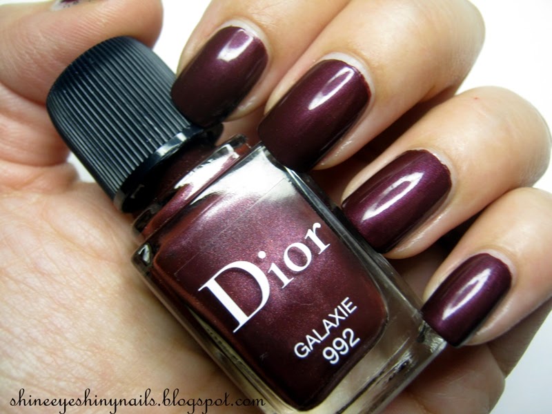 old: shine eye's shiny nails: dior galaxie 992 (mystic metallics)