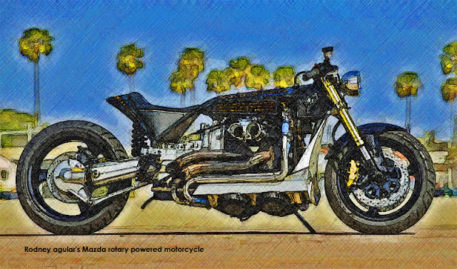 迷走録(-1378): 1518 Rodney Aguiar's Mazda rotary powered motorcycle