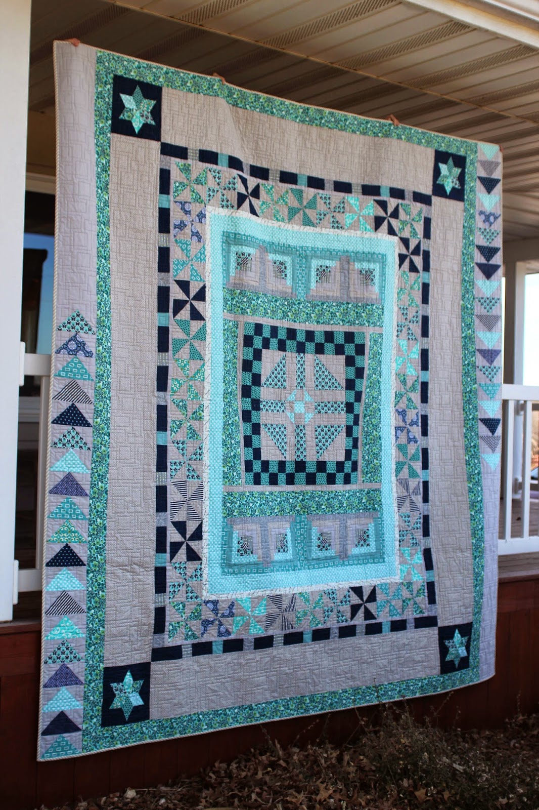 Girls in the Garden: Round Robin Quilt