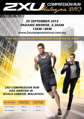 RUNNING WITH PASSION: 2XU Compression Run Malaysia 2013 @ Padang Merbok