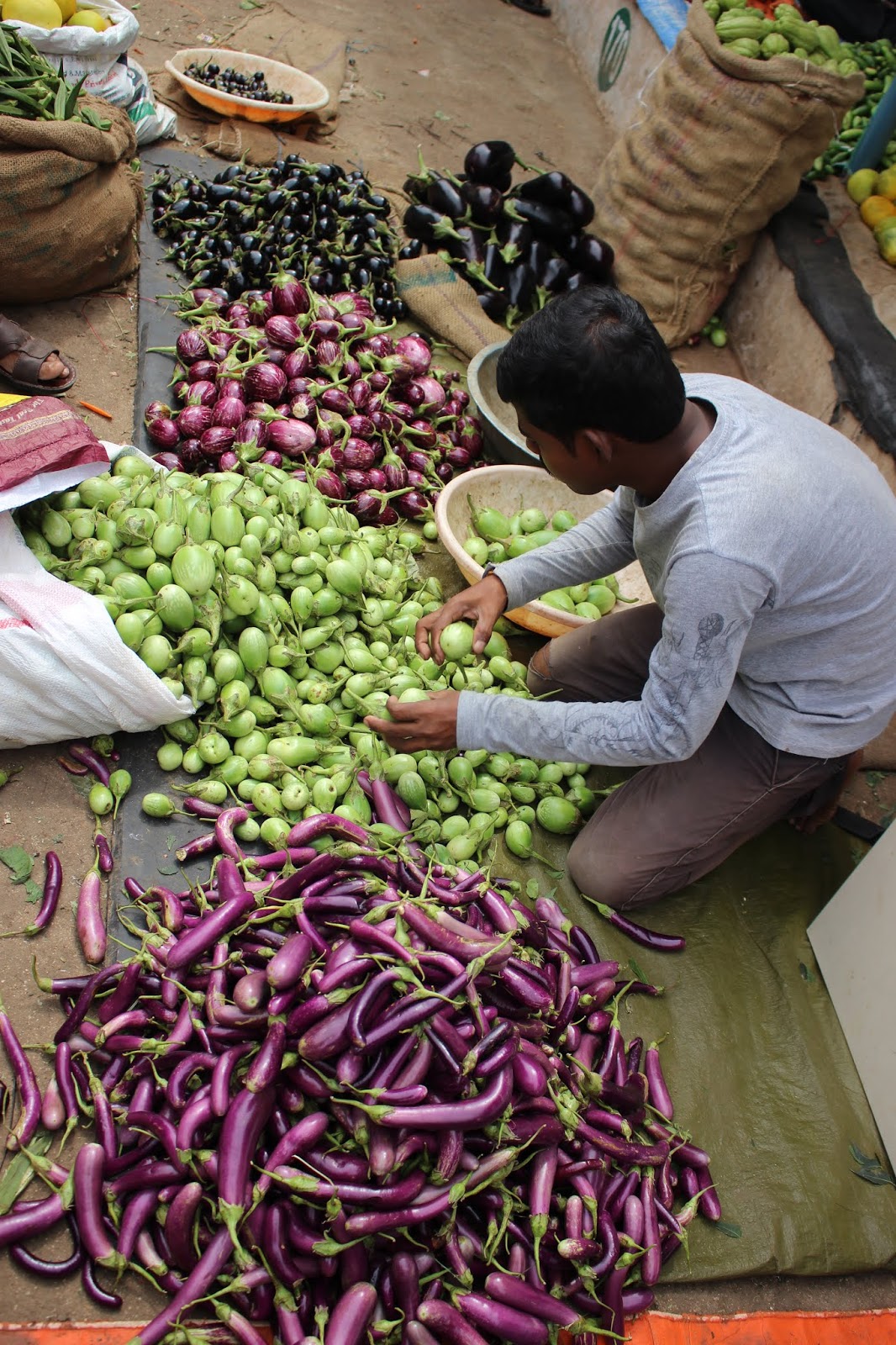 Gudimalkapur Flower and Vegetable Market