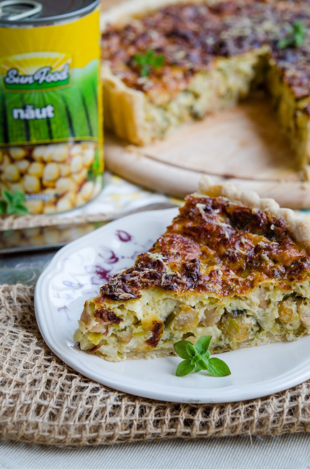 Tarta cu praz si naut - Din secretele bucătăriei chinezești