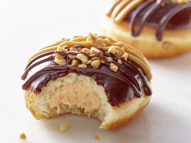 New Reese's Peanut Butter Donuts Arrive at Krispy Kreme