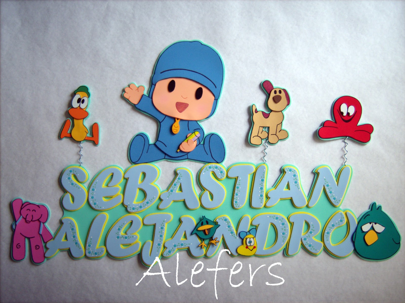 ALEFERS TALLER CREATIVO.: BANNERS EN FOAMI