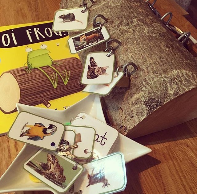 LoveHappinessLearning: Rhyming padlock and keys