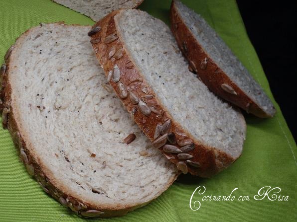 Cocinando con Kisa: Pan de semillas (kitchenAid y horno tradicional)