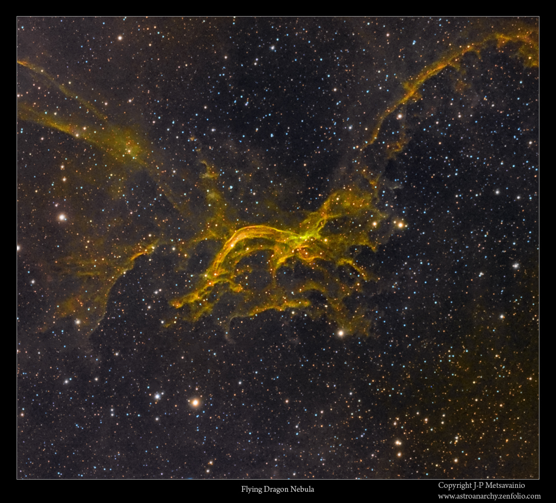 Astro Anarchy: Sharpless 114, Sh2-114, the Flying Dragon Nebula