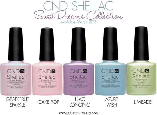 All the little things: Shellac Sweet Dreams Collection Spring March 2013