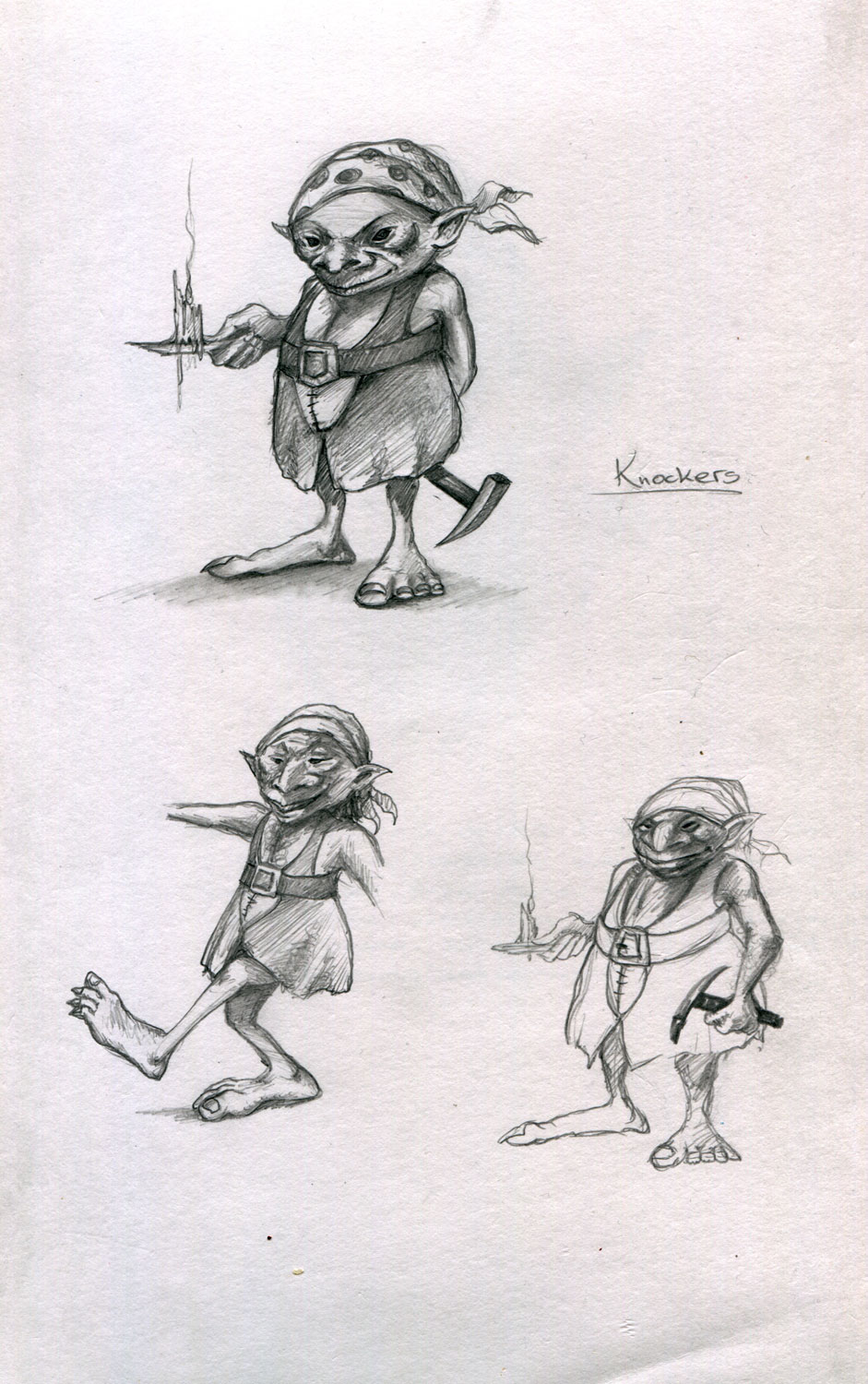 Marc Potts: A Knocker - a Cornish mine goblin....