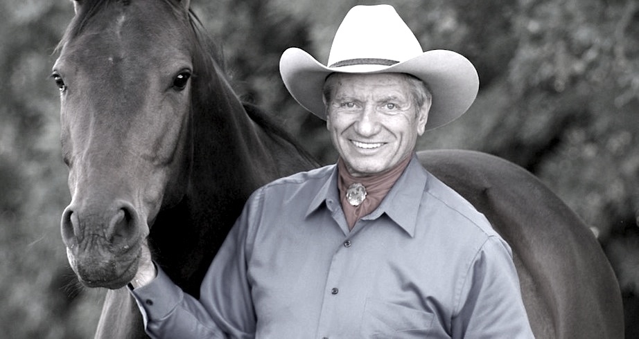 Monty Roberts l'uomo che sussurra ai cavalli.