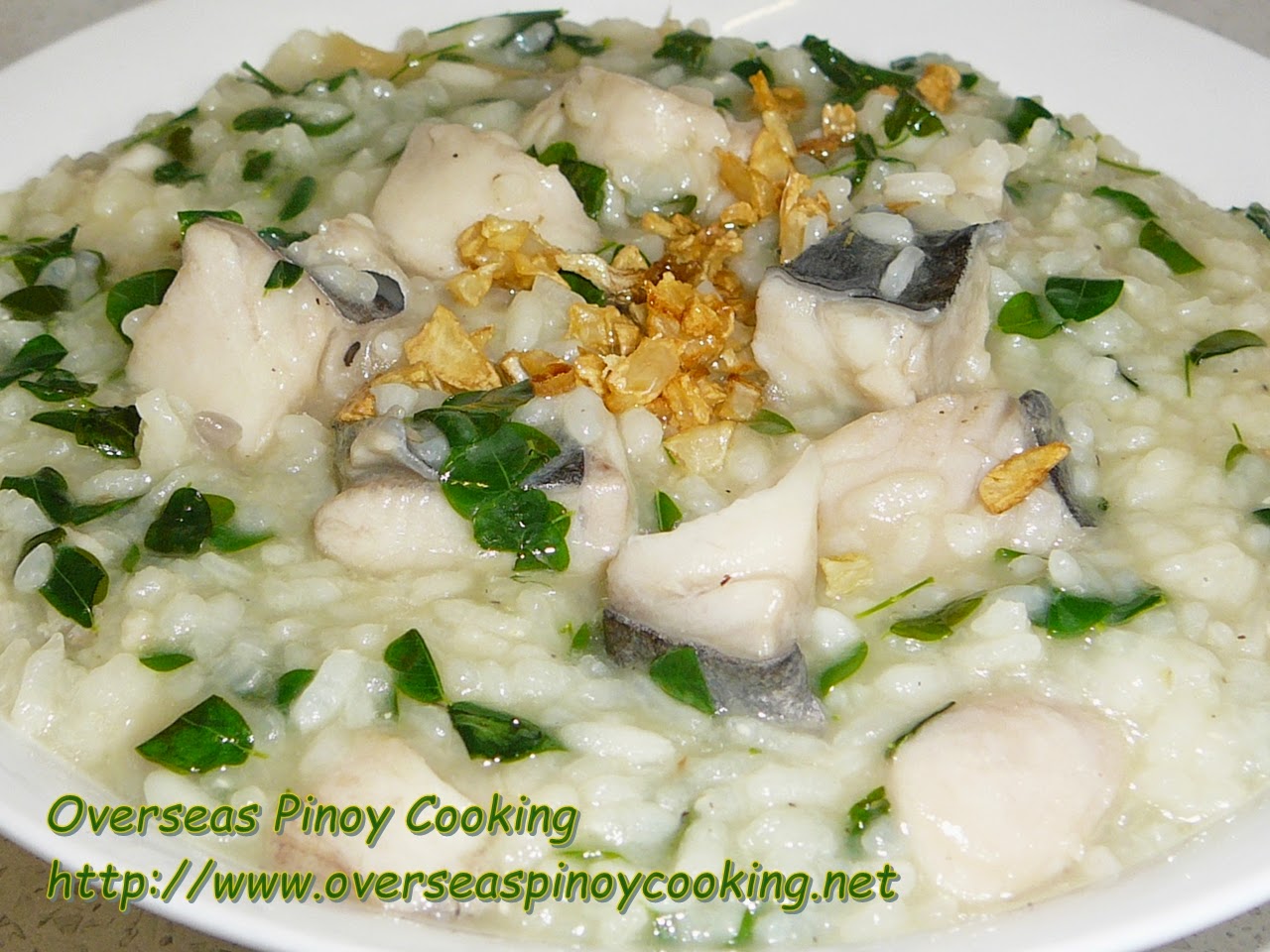 Fish Lugaw with Malungay, a Pinoy version of Fish Risotto with Malungay ...