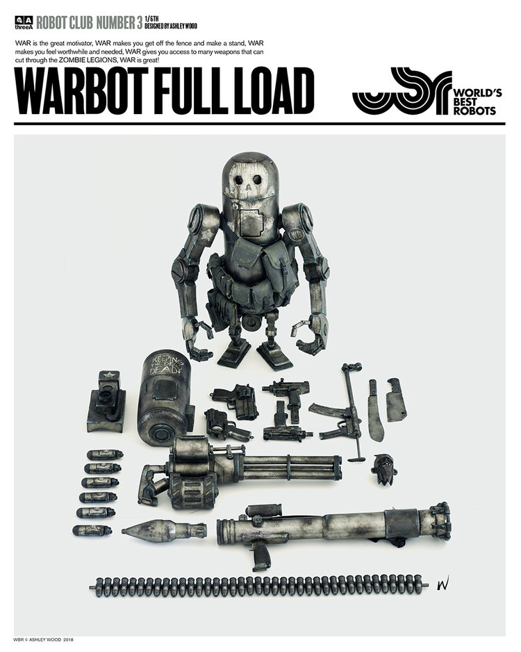 WARBOT FULL LOAD in 1/6th from 3A Toys Drops Jan 10th