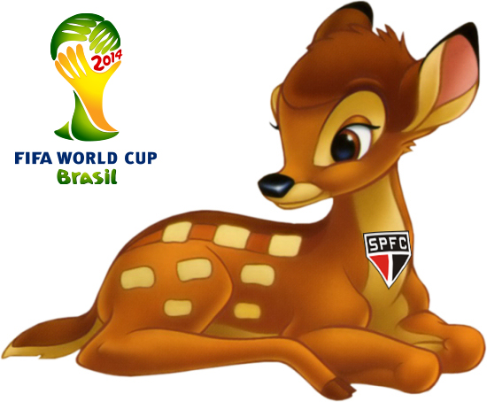 Projeto São Paulino para o mascote da Copa.