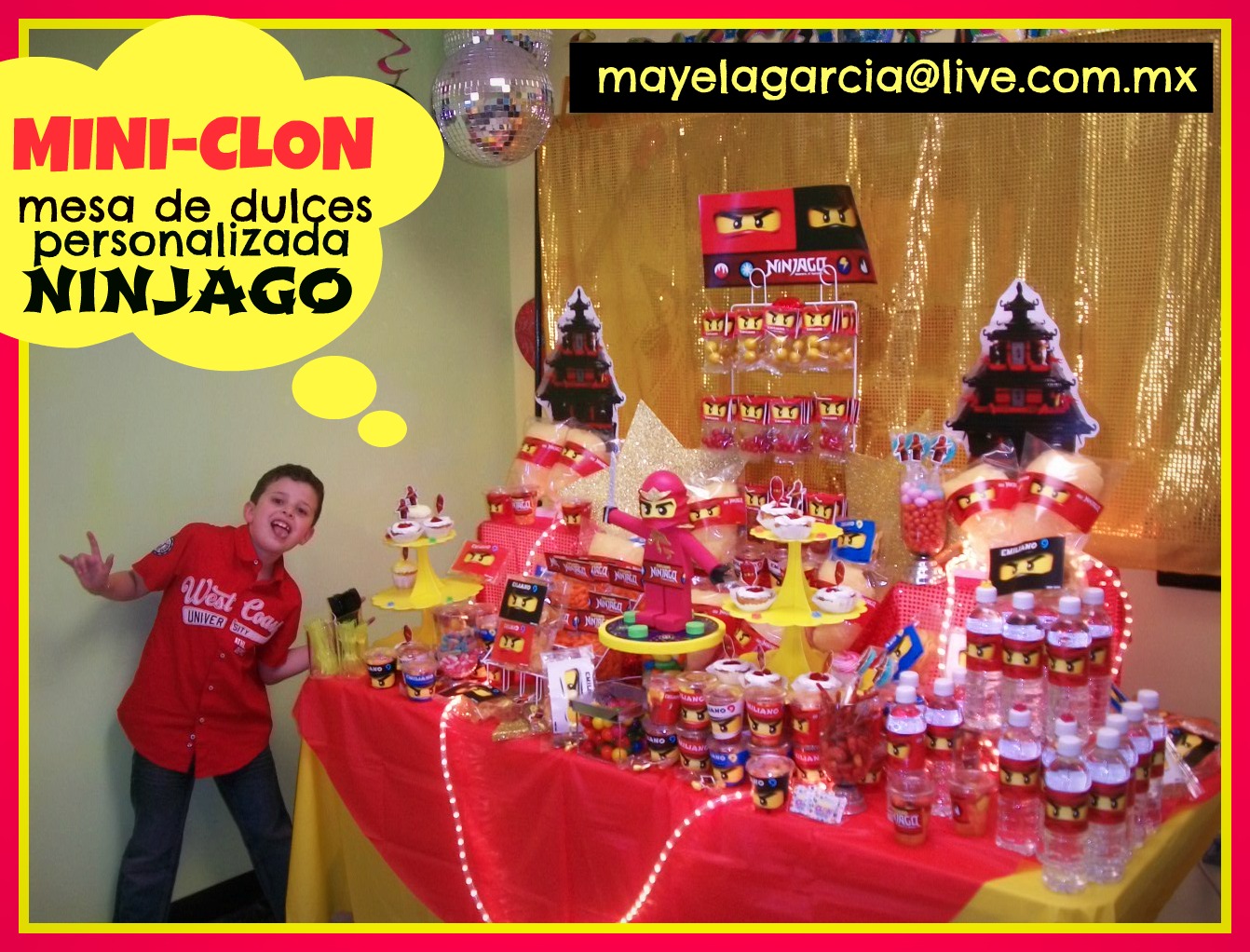 MINI-CLON: FIESTA TEMATICA DE NINJAGO