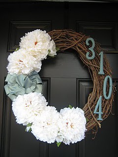 House Number Wreath | Tuesdays with Jacob