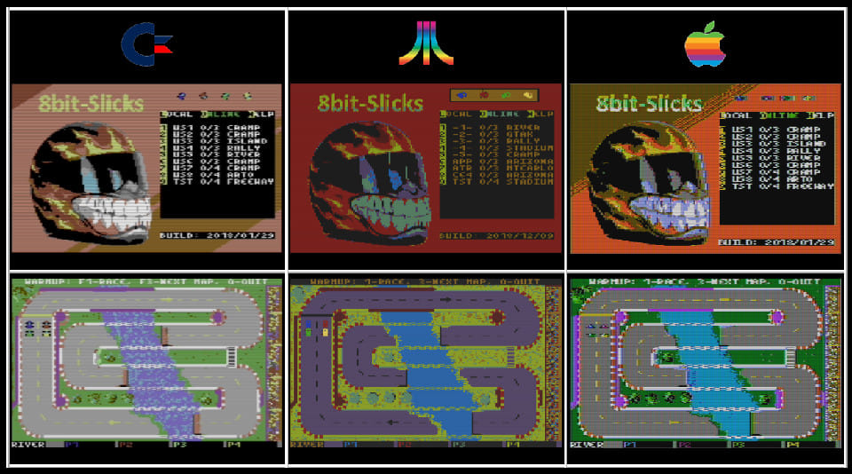 Indie Retro News: 8bit-Slicks - Remake of slicks'n'slide for the Apple ...