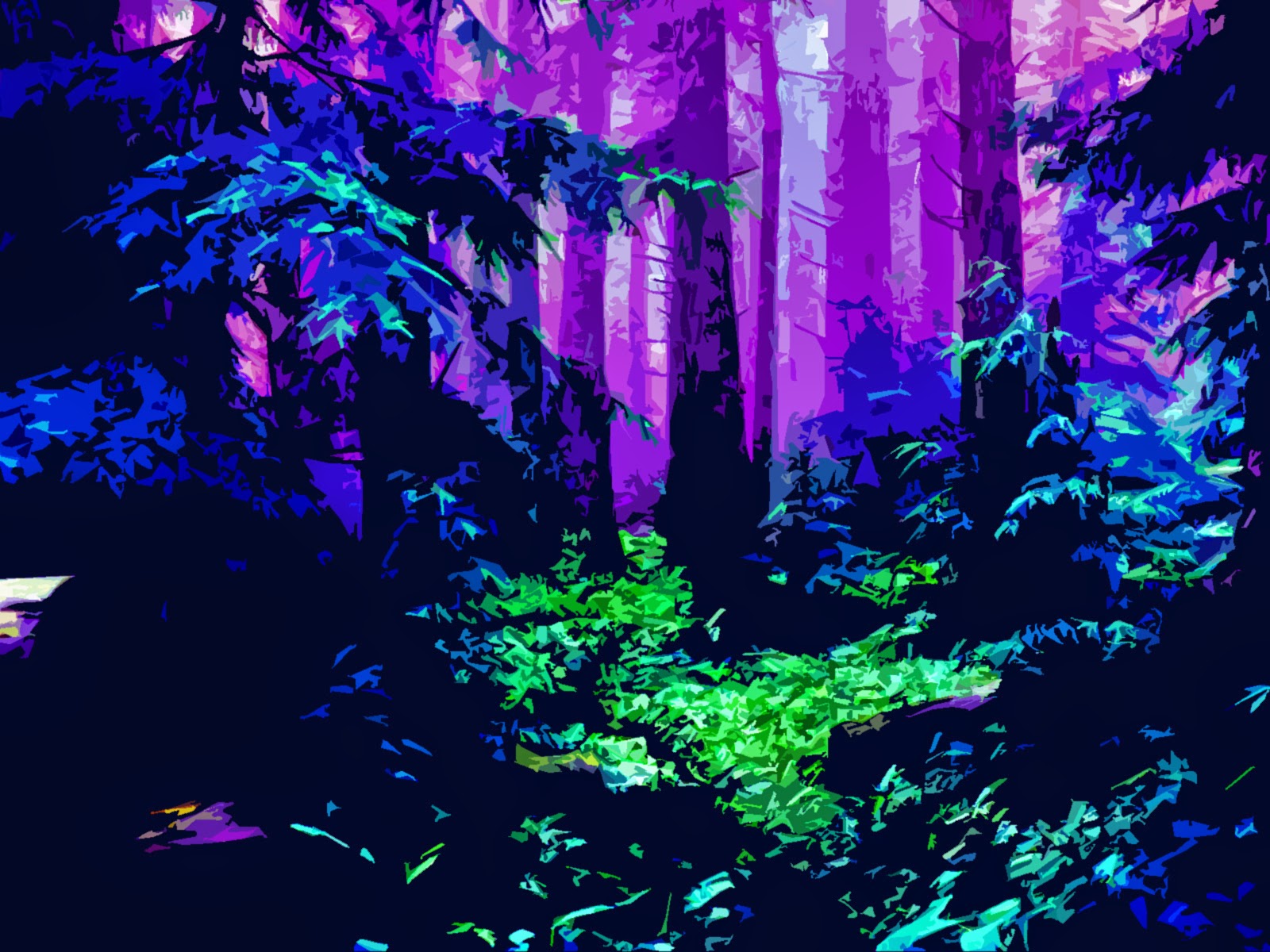 A Portal into Golden Age: Walking in luminous forest in The Age of Gold