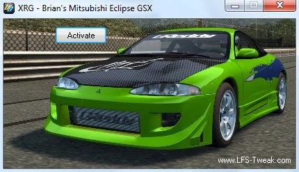 Live For Speed Mods: XRG - Brian's Mitsubishi Eclipse GSX Tweak, Mod ...