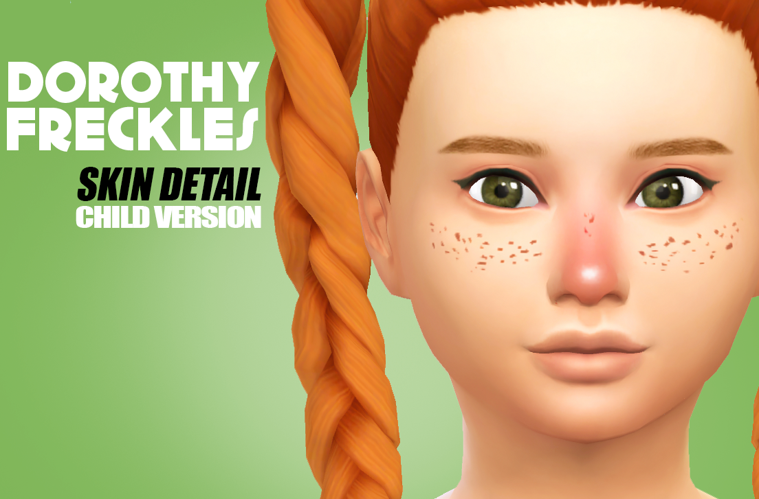 Star freckles the sims 4 cc - joarail